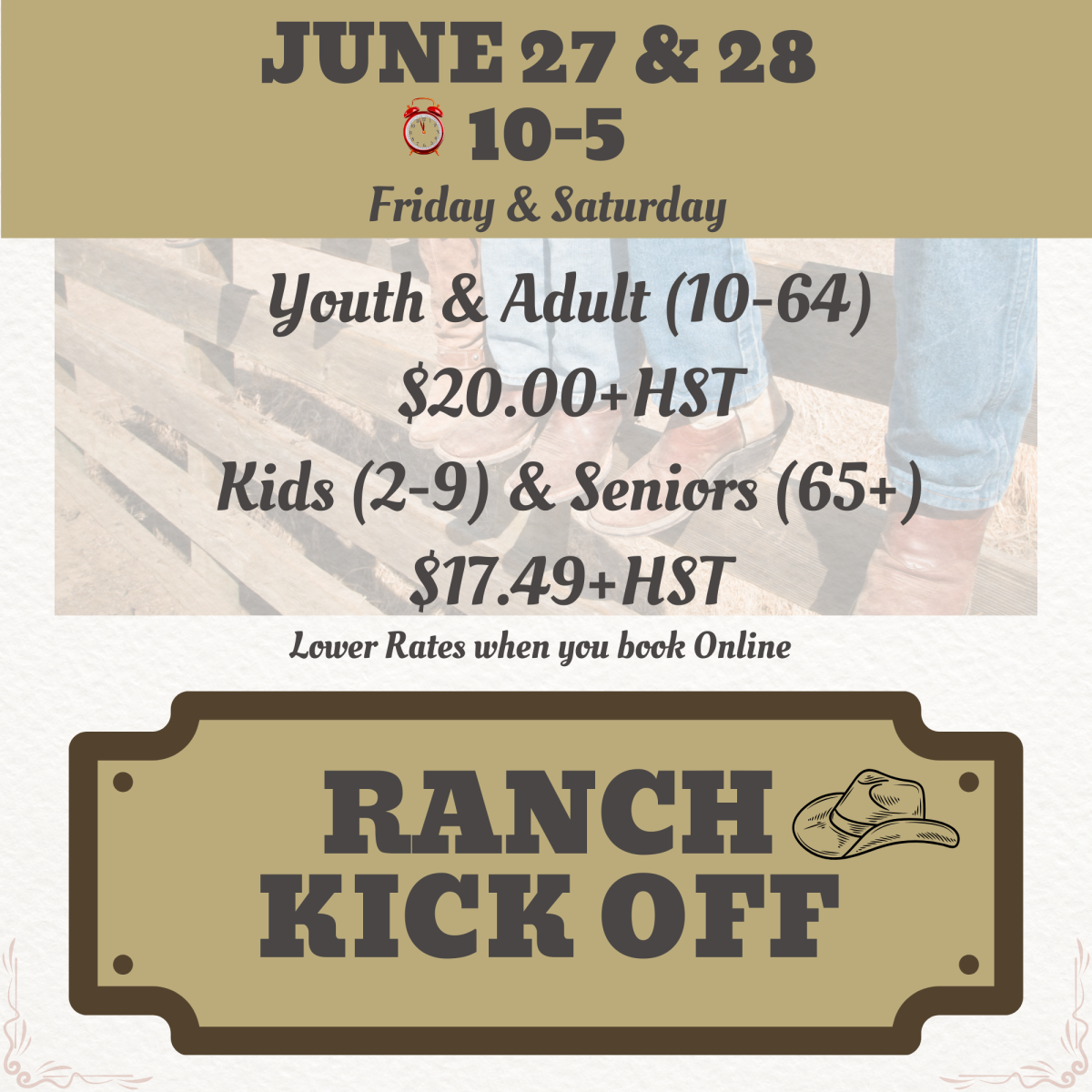 Ranch Hours – Rounds Ranch